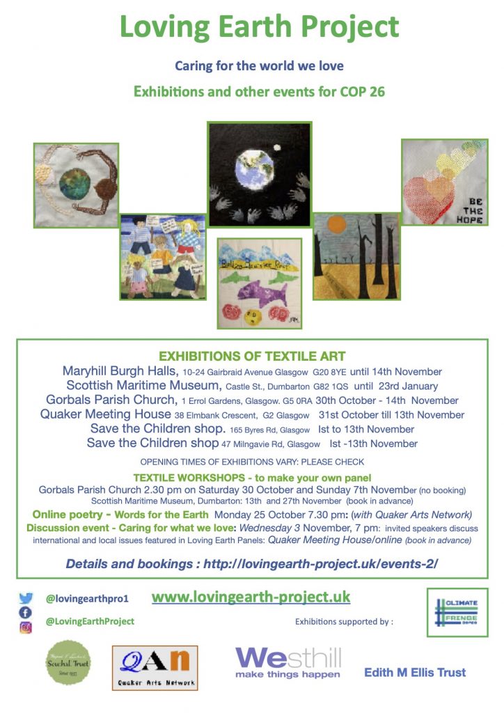 Loving Earth events for COP 26 – Loving Earth Project